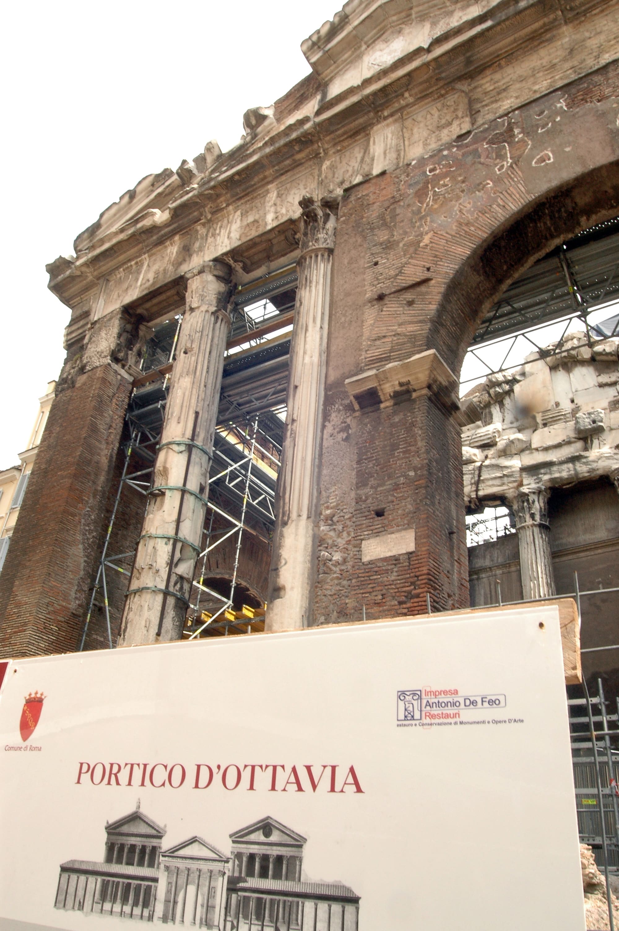 The Portico d’Ottavia - Gruppo De Feo Restauri - Roma